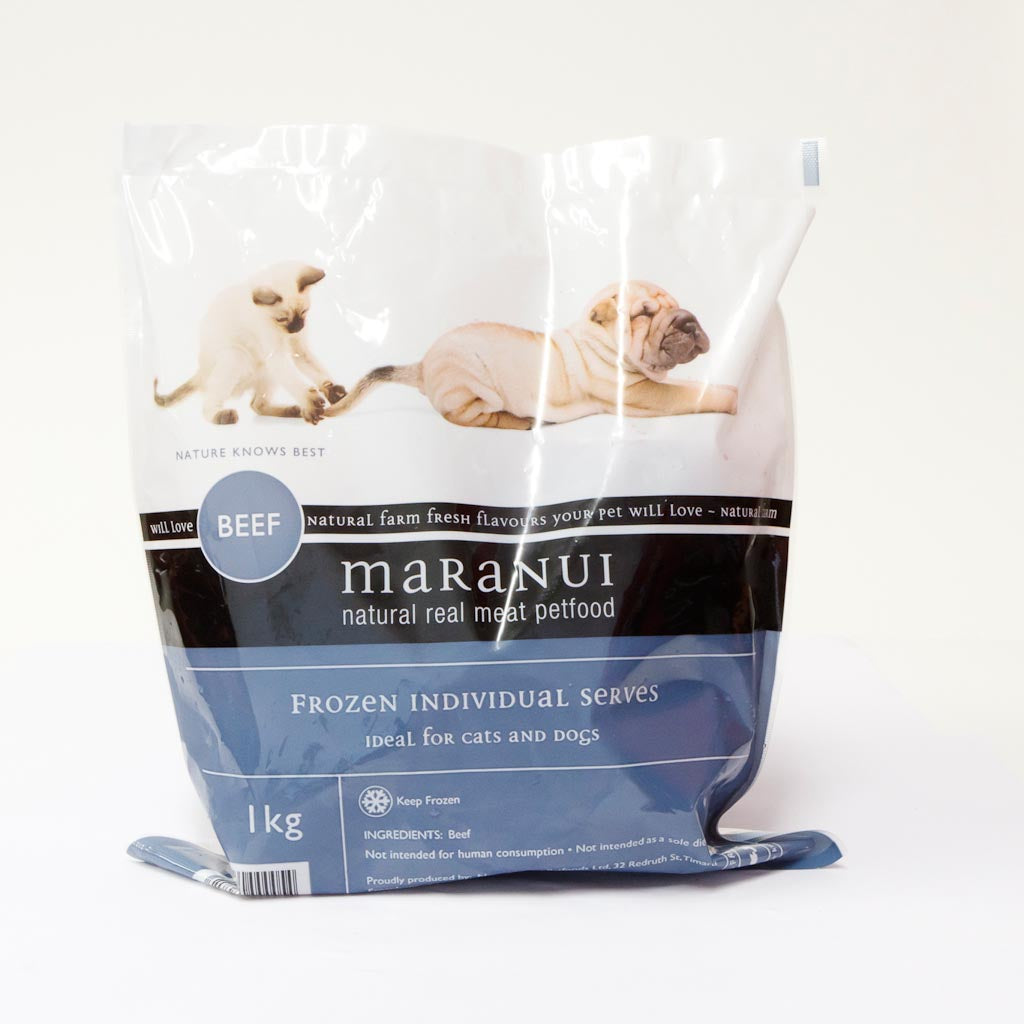 Maranui Nature Knows Best 1kg Medallions - Beef – New Zealand Petfoods Ltd